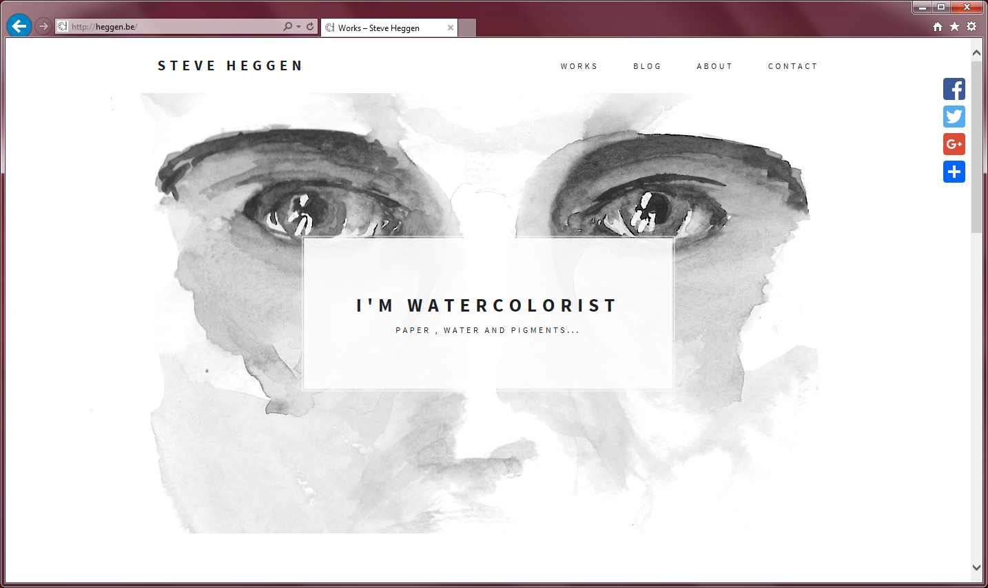 Steve Heggen – Aquarelle – Watercolor (Belgium) – Modern artist – L ...